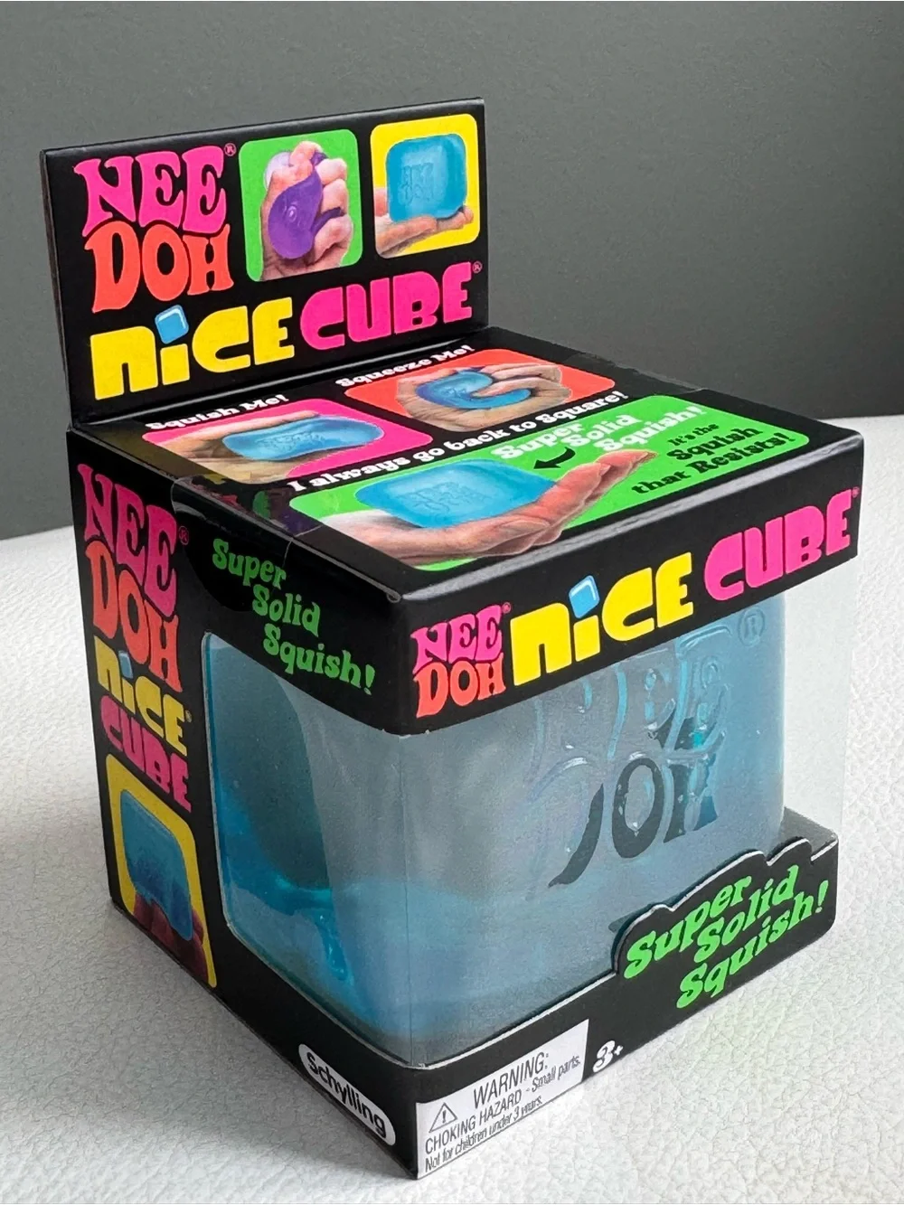 Schylling | Toys | Needoh Nice Cube Blue Squishy Fidget Toy Tiktok ...